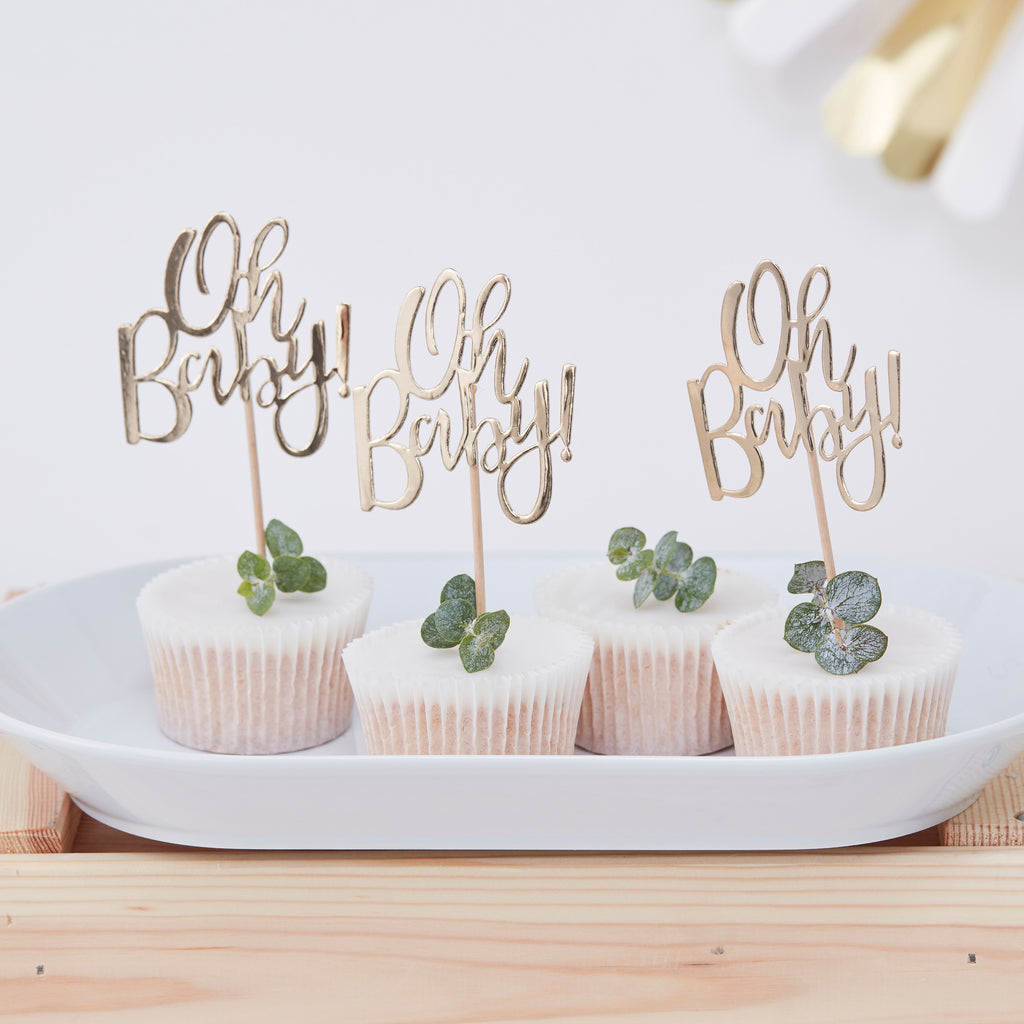 Oh Baby! Baby Shower Party Supplies, Tableware, and Decorations | Oh So ...
