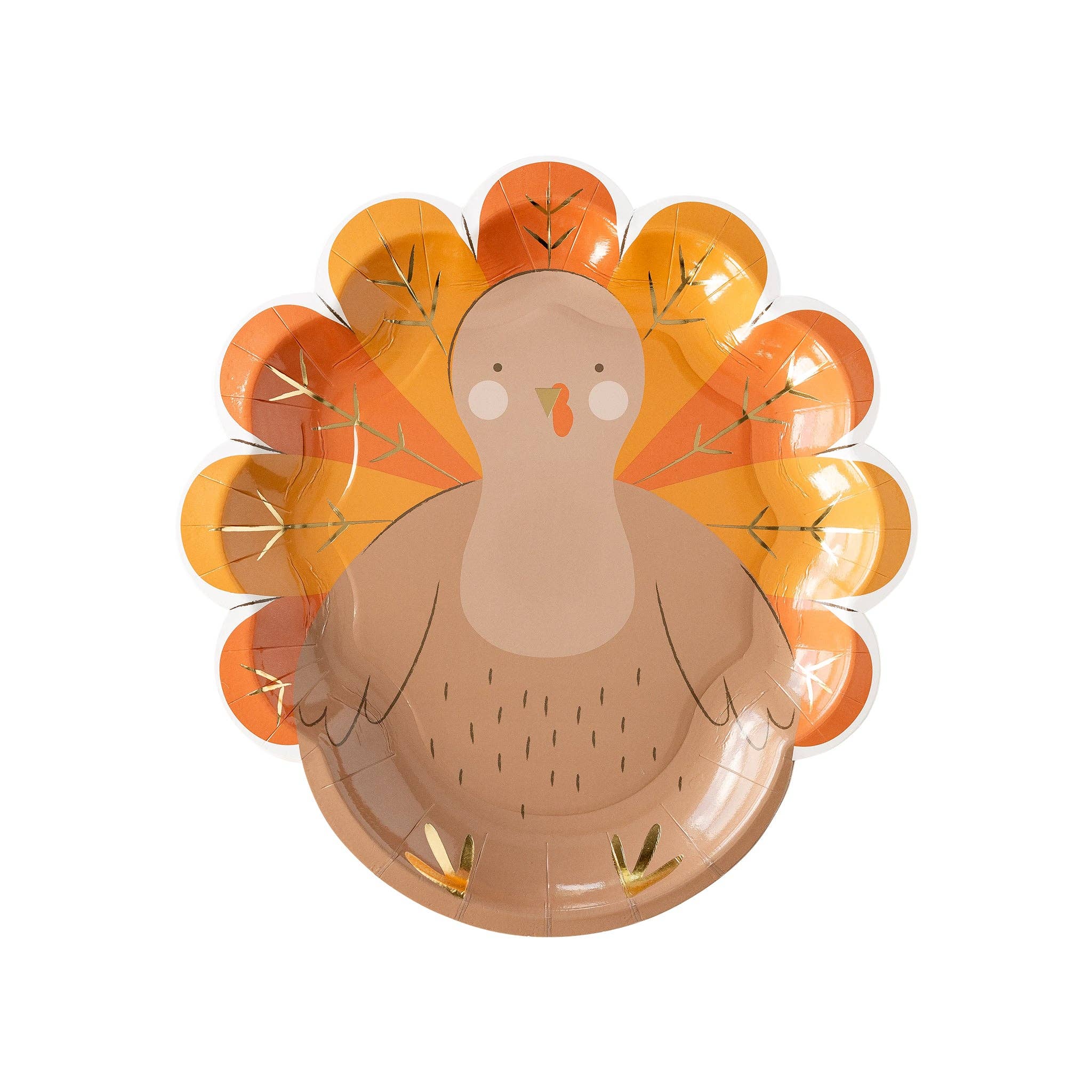 Turkey Party Plates | Funny Thanksgiving Turkey Plates | Oh So Fancy Party