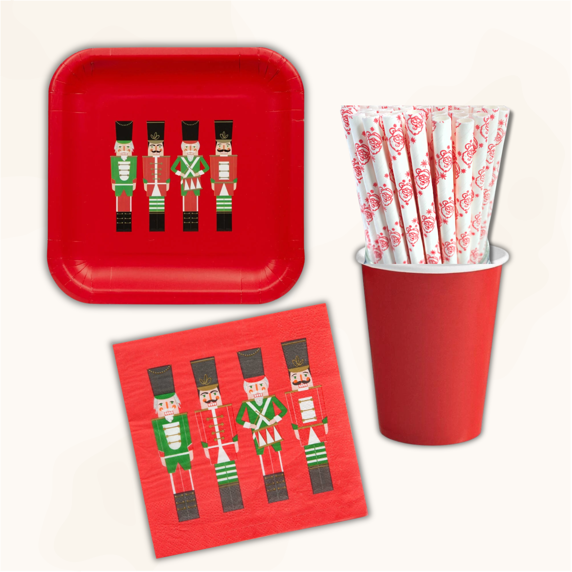 Nutcracker Christmas Party Tableware Set | Holiday Supplies | Oh So ...