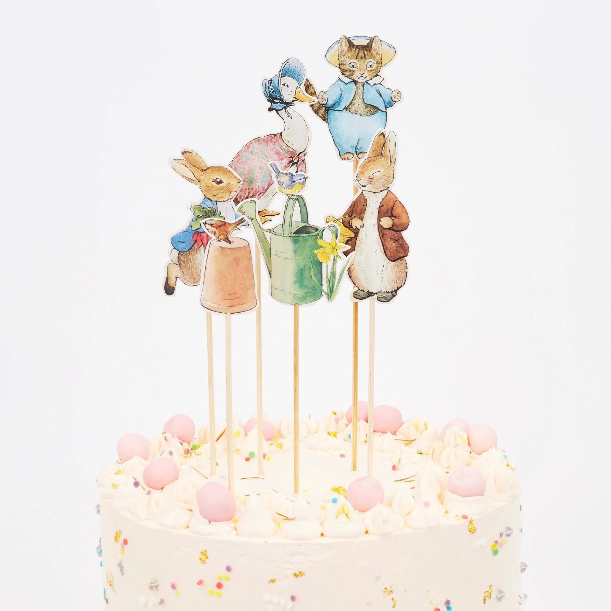 Peter Rabbit Cake Toppers | Oh So Fancy Party