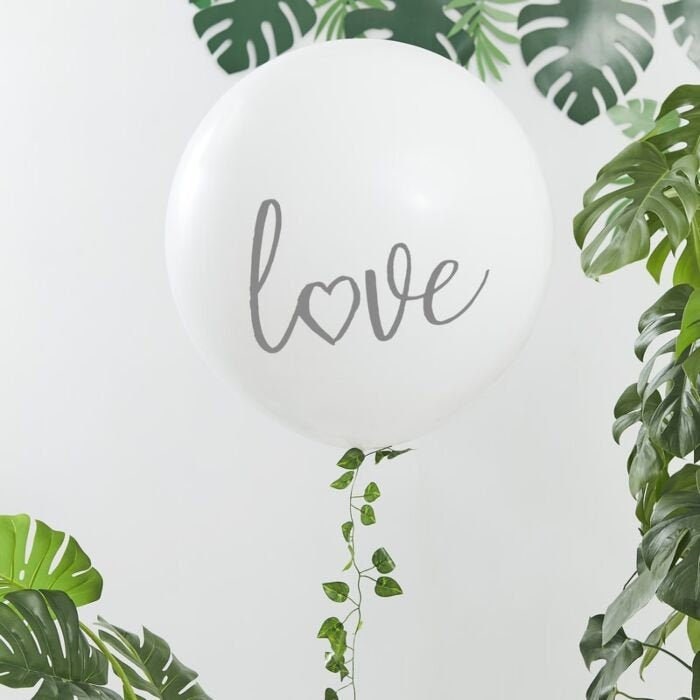 LOVE Balloon for Bridal Shower | Oh So Fancy Party