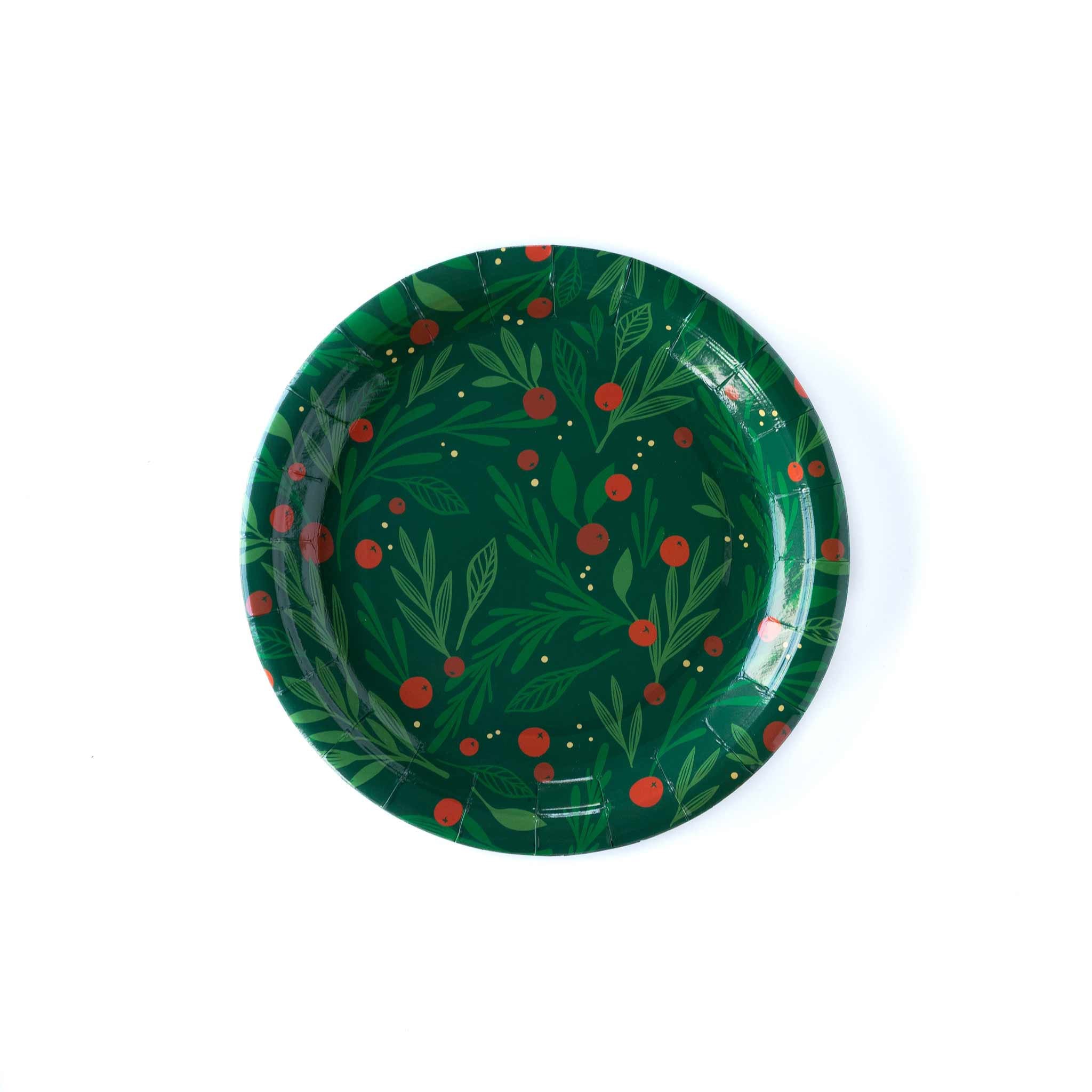 Holly and Berry Plates | Oh So Fancy Party