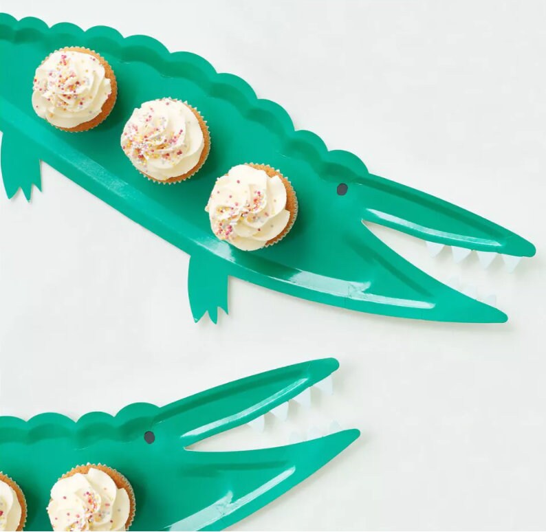 Crocodile Platter or Alligator Platter for Safari Theme | Oh So Fancy Party